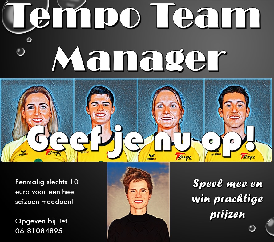 Tempo Teammanager: Maak kans op mooie prijzen! | Korfbalvereniging Tempo